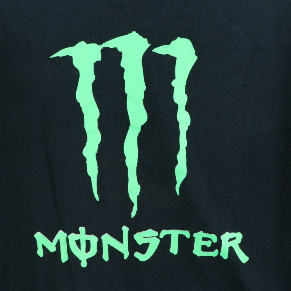 Vintage Monster Energy Drink Thrashed Shirt Black - Gem